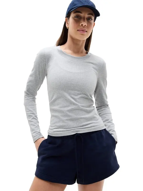 Athleta Renew Seamless Crewneck Top - Grey
