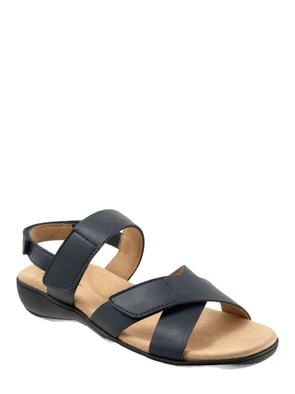 Trotters River Slingback Sandal - Navy