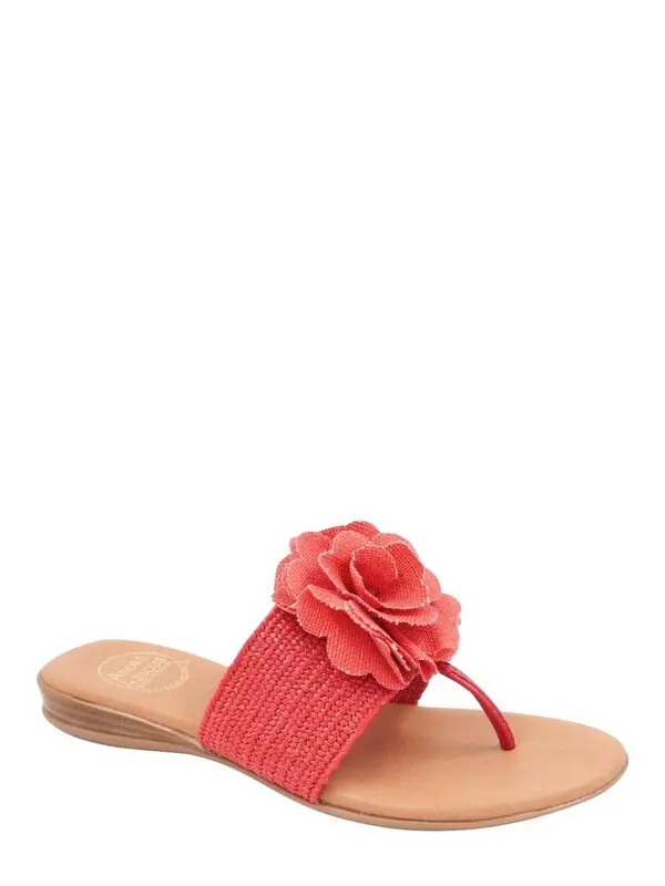 Andre Assous Nara Sandal - Red Coral