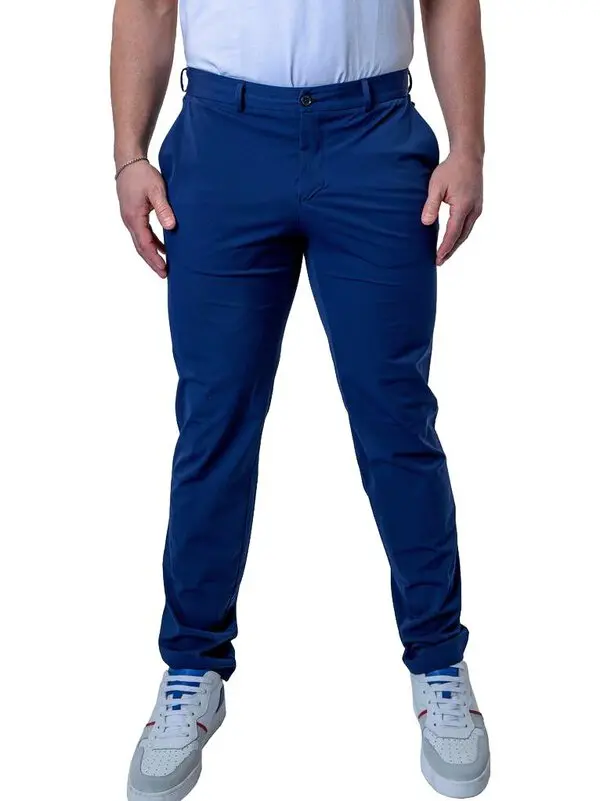MACEOO Allday Slim Fit Pants - Blue
