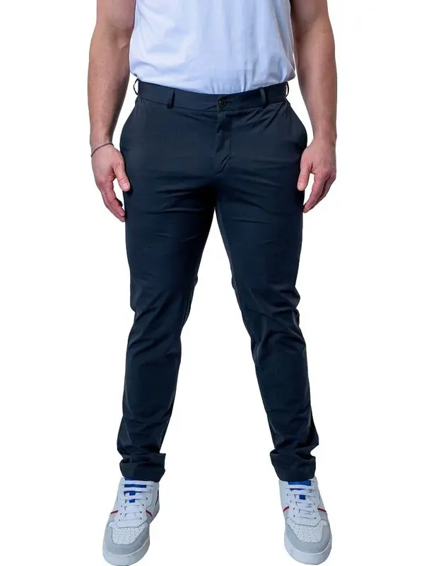 MACEOO Allday Slim Fit Trousers - Black