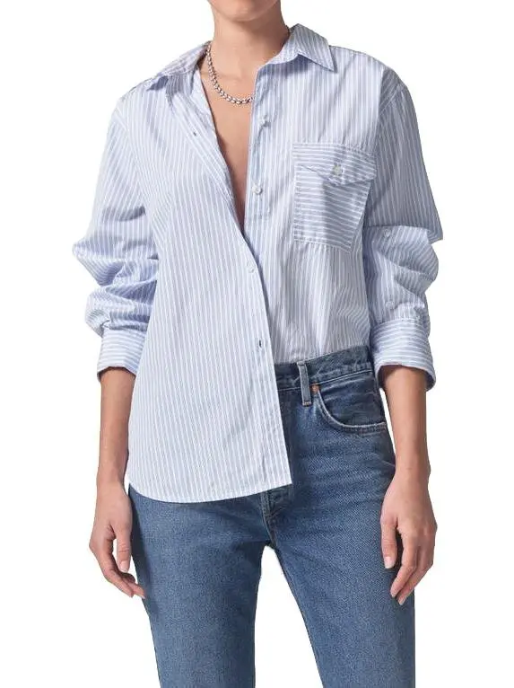 Citizens Of Humanity Shay Stripe Button-up Shirt - Mashu Stripe