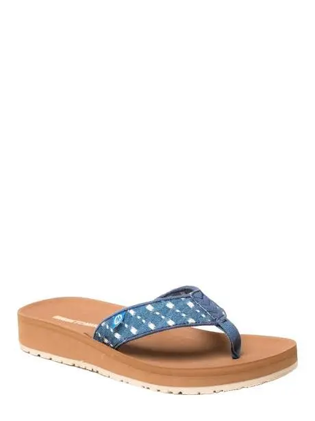 Minnetonka Hedy 2.0 Flip Flop - Light Blue Denim