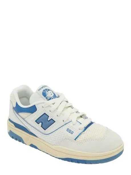 NEW BALANCE 550 Basketball Sneaker - Heron Blue/ Sea Salt