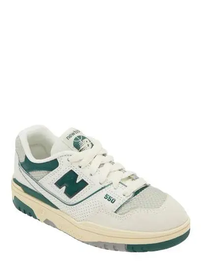NEW BALANCE 550 Basketball Sneaker - Marsh Green/ Sea Salt