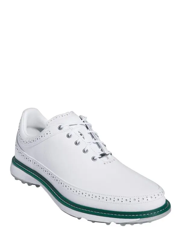 Adidas Mc80 Spikeless Golf Shoe - White/silver/collegiate Green