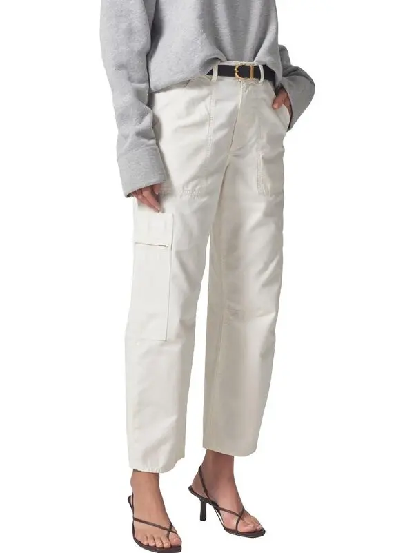 Citizens Of Humanity Marcelle Low Rise Barrel Cargo Pants - Pashmina