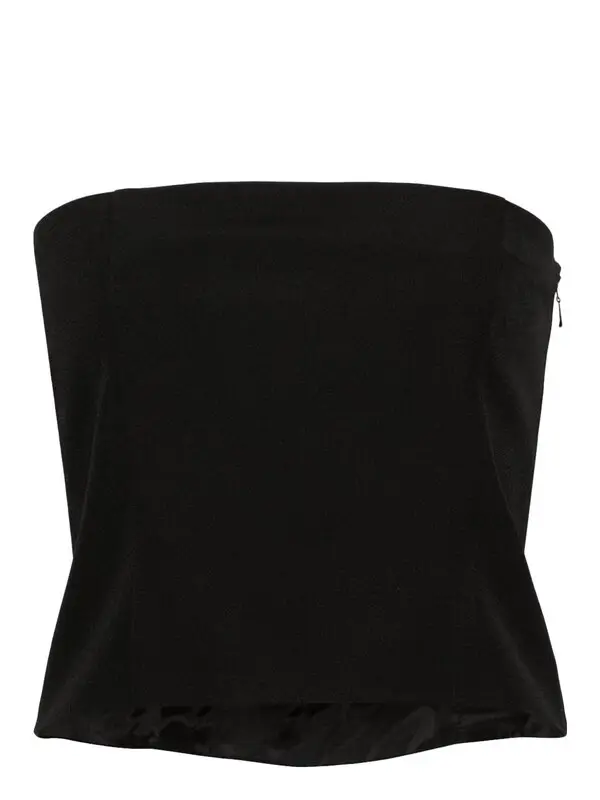 Gauge81 Tona Strapless Top - Black