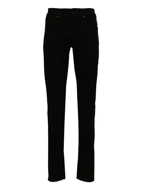 DONDUP George Mid-rise Tapered Jeans - Black