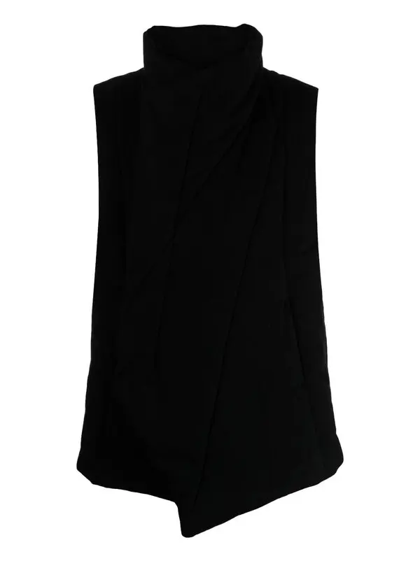 JULIUS Asymmetric Vest - Black