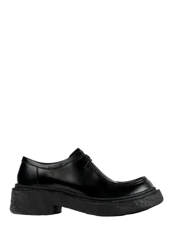 Camper Vamonos Leather Derby Shoes - Black