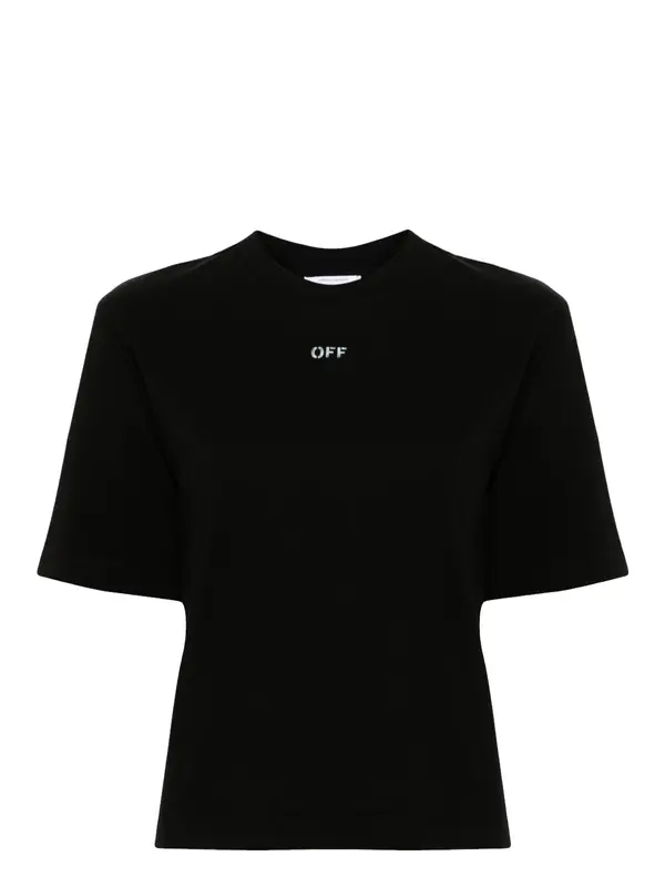 Off-White Arrows Cotton T-shirt - Black