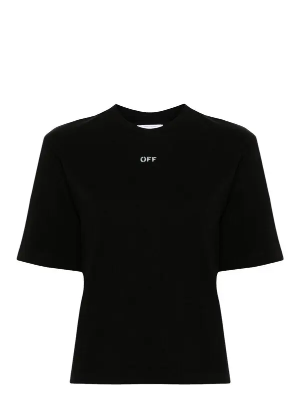 Off-White Arrows Cotton T-shirt - Black