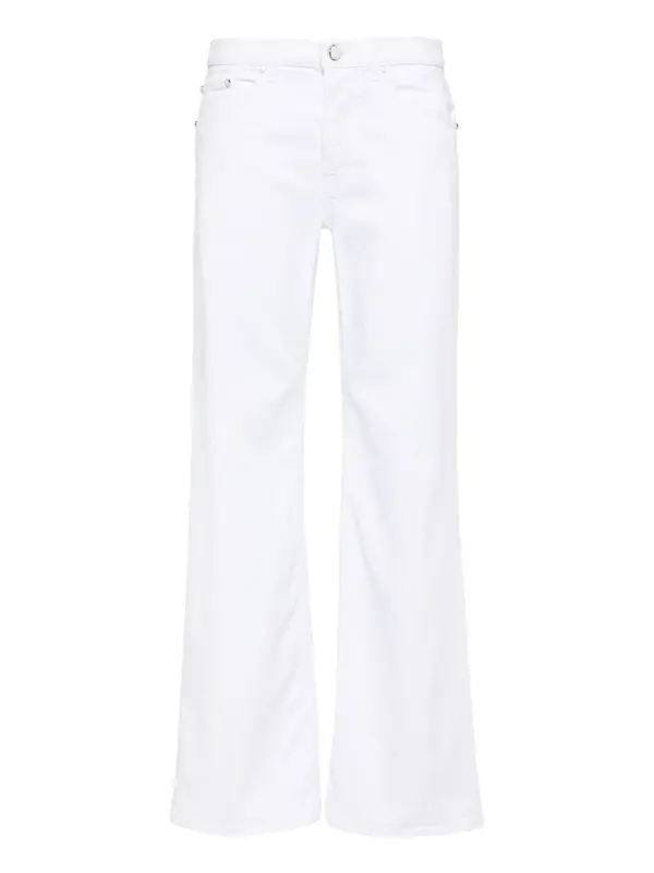 DONDUP Jacklyn Mid-rise Wide-leg Jeans - White