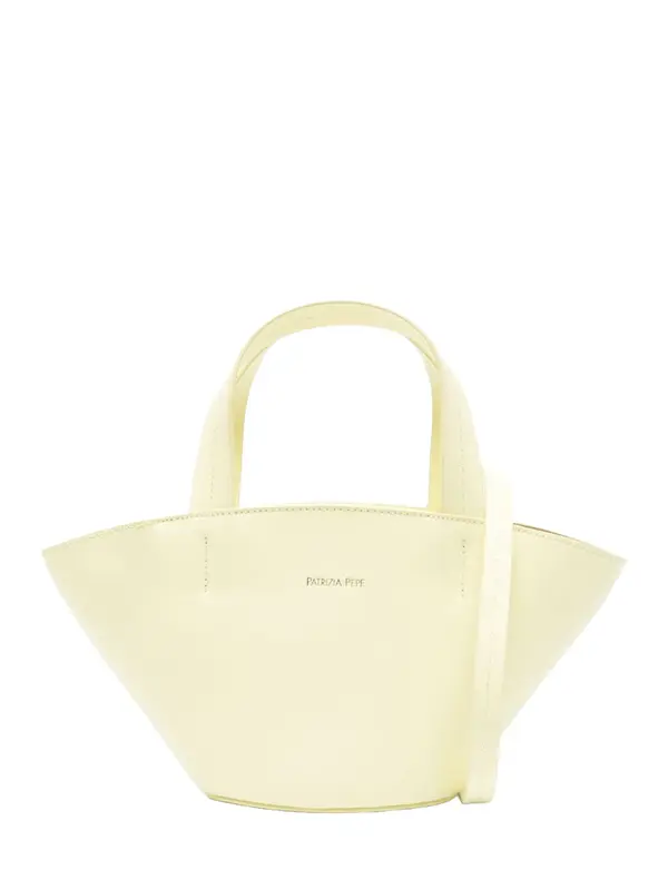Patrizia Pepe Small City Tote Bag - Yellow