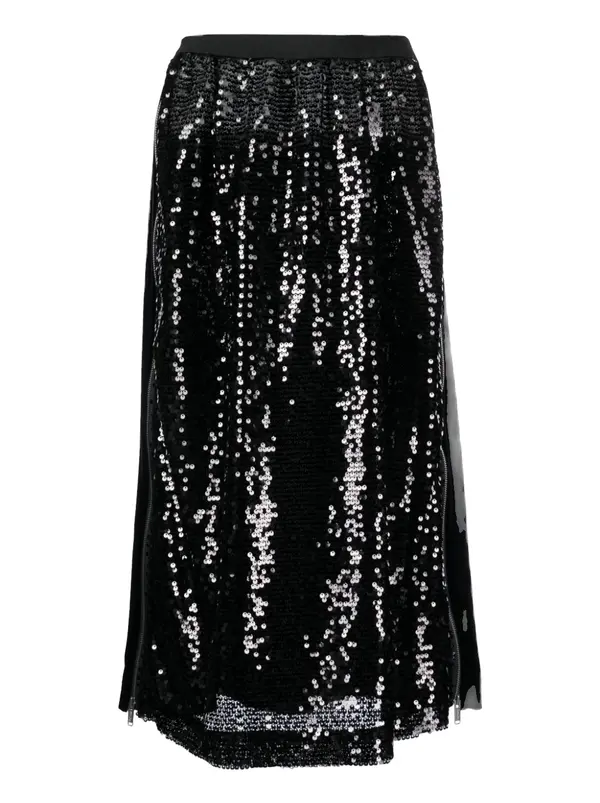 UNDERCOVERISM Sequin Maxi Skirt - Black