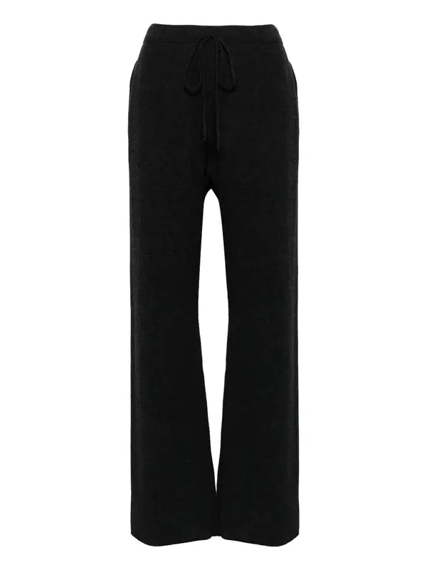 MAISON MARGIELA Wool-cashmere Knitted Trousers - Black