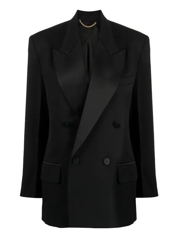 Victoria Beckham Double-breasted Blazer - Black