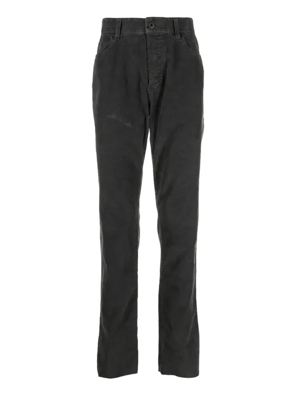 JAMES PERSE Corduroy Straight-leg Trousers - Black
