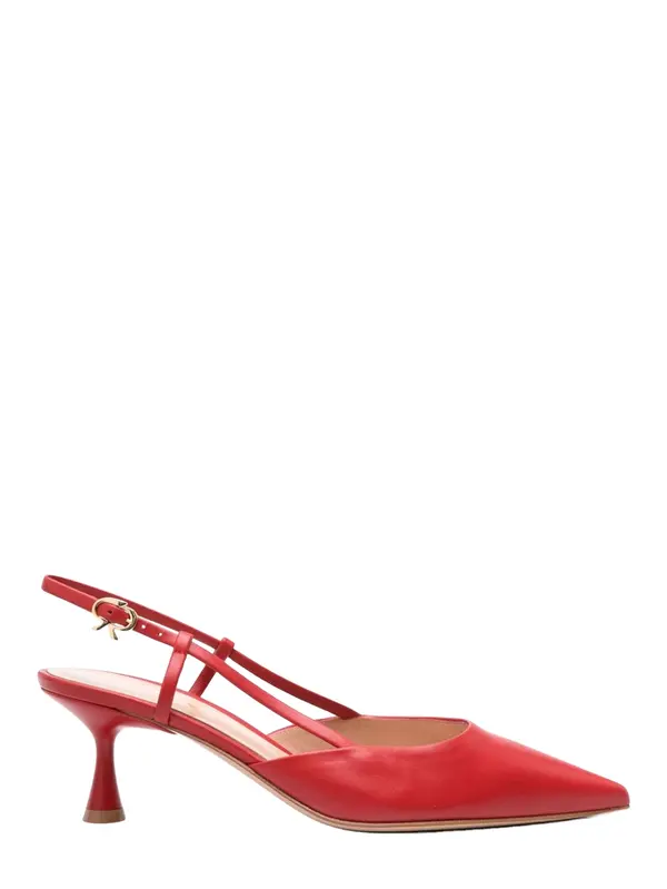 GIANVITO ROSSI Ascent 55mm Slingback Pumps - Red
