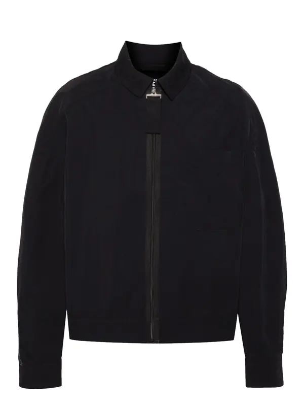 Jacquemus Zip-front Utility Jacket - Black