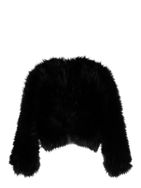 Elie Saab Faux-fur Jacket - Black