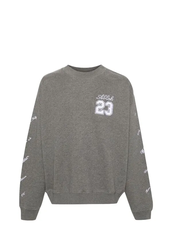 Off-White 23 Skate Cotton Sweatshirt - Grey