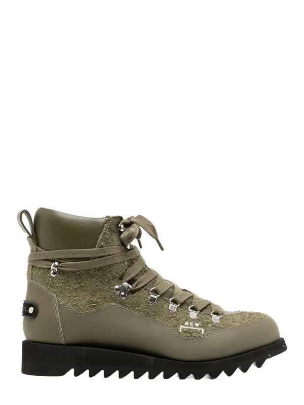 A-COLD-WALL* Alpine Leather Hiking Boots - Green