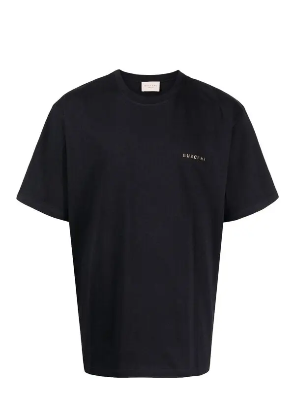Buscemi Logo-print Cotton T-shirt - Black