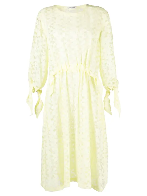 Henrik Vibskov Bulk Jacquard Midi Dress - Yellow