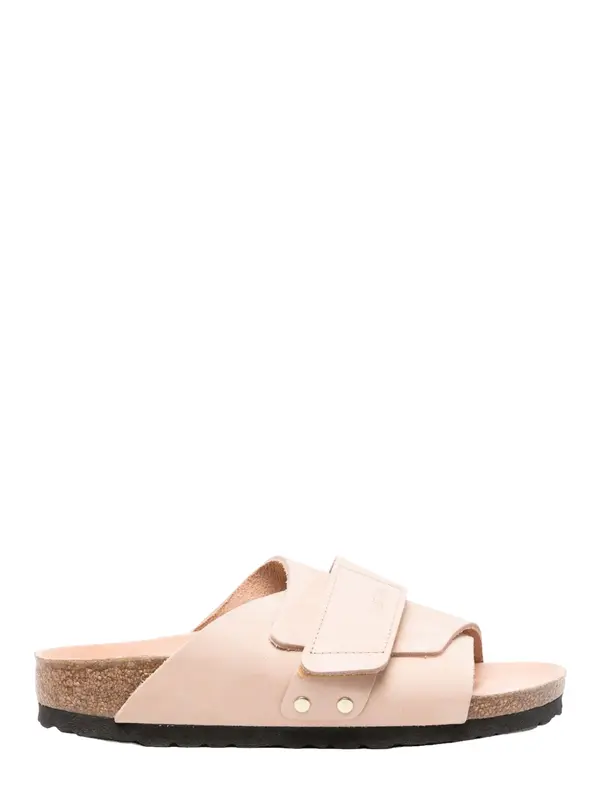BIRKENSTOCK Kyoto Leather Sandals - Neutrals