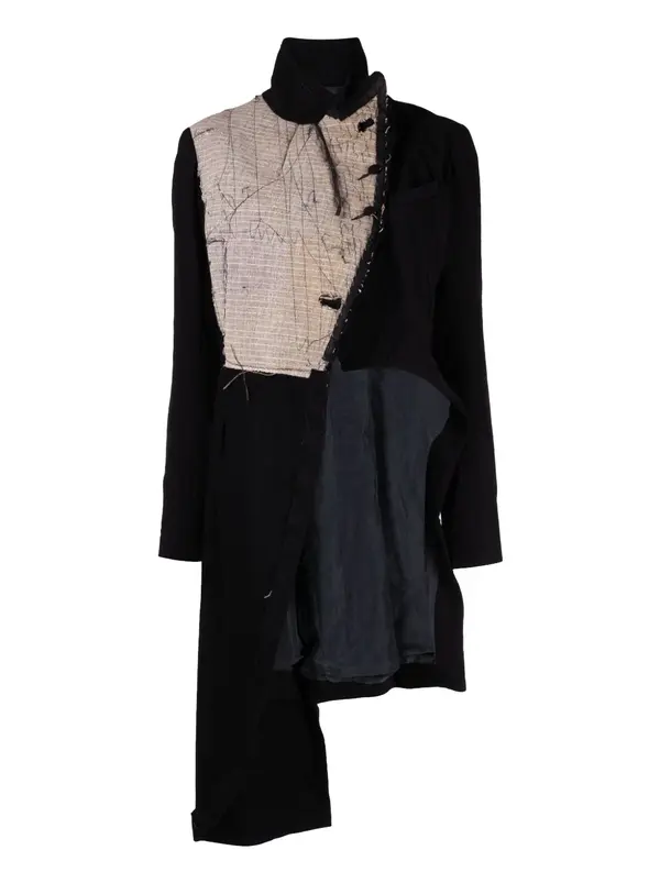 MARC LE BIHAN Asymmetric Wool Jacket - Black