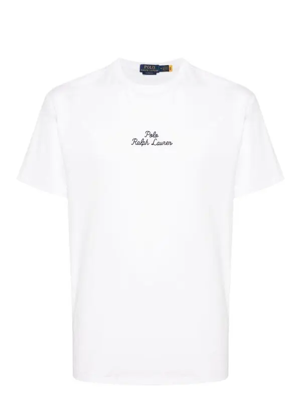 Polo Ralph Lauren Logo-embroidered T-shirt - White