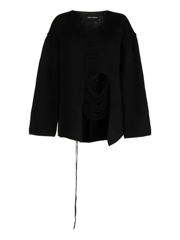 Isabel Benenato Oversized Jumper - Black