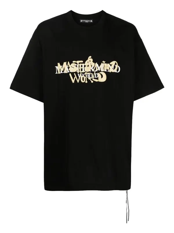 MASTERMIND WORLD Logo-print Cotton T-shirt - Black