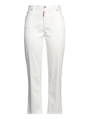Dsquared2 Boyfriend Fit Jeans - White