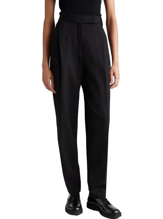 Partow Bacall Cotton Twill Pants - Black