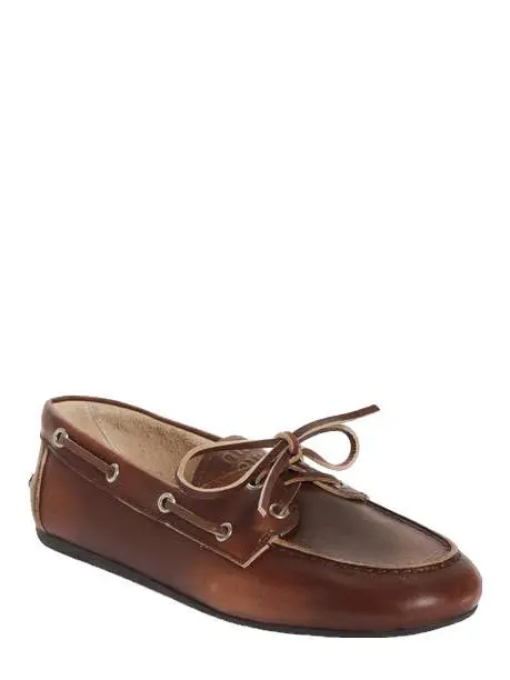 Miu Miu Boat Shoe - Brown