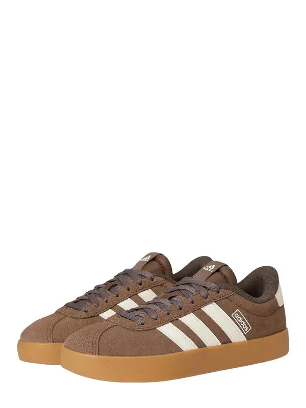 Adidas Vl Court 3.0 Classic Sneakers With Metallic Accents - Brown