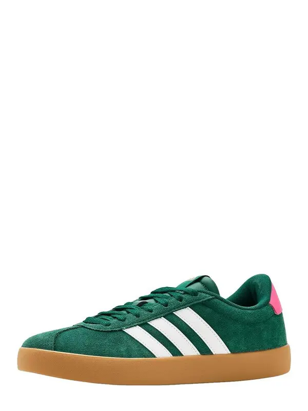 Adidas Vl Court 3.0 Classic Sneakers With Metallic Accents - Green