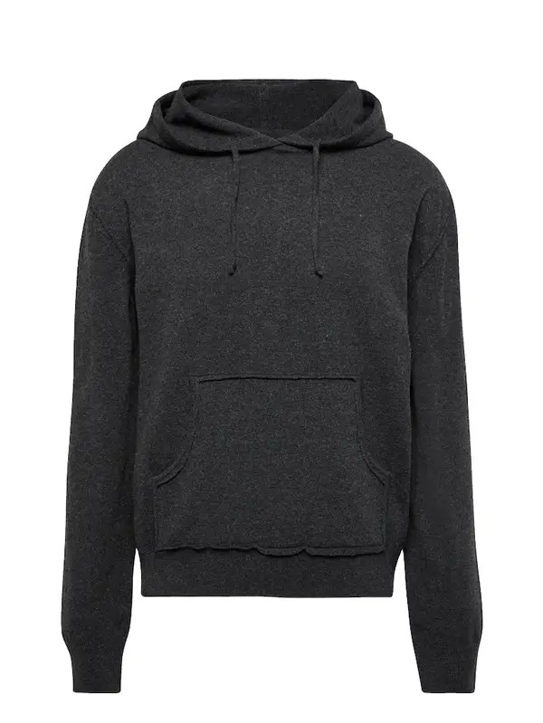 MAISON MARGIELA Wool And Cashmere Hoodie - Grey