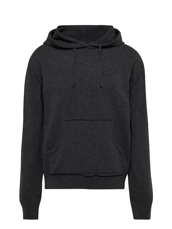 MAISON MARGIELA Wool And Cashmere Hoodie - Grey