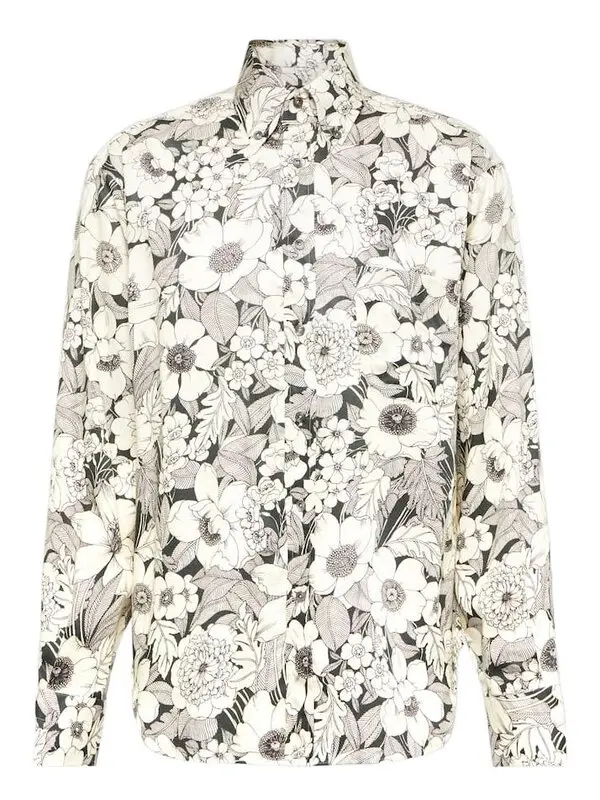 TOM FORD Floral Shirt - Multicoloured