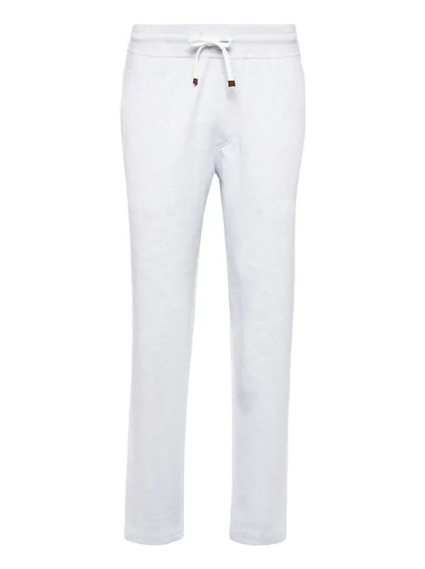 Brunello Cucinelli Cotton-blend Sweatpants - White