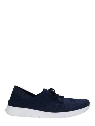 Fitflop Low-top Woven Sneakers - Midnight Blue