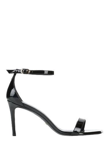 STUART WEITZMAN Sandals Size Leather - Black