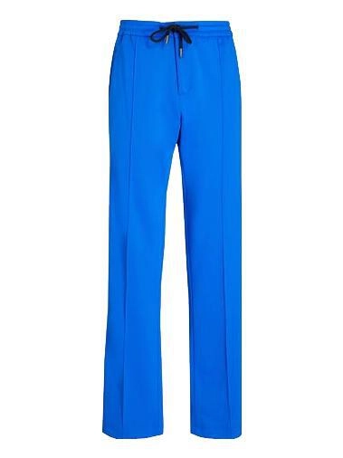 8 BY YOOX Drawstring Wide Leg Trousers - Blue