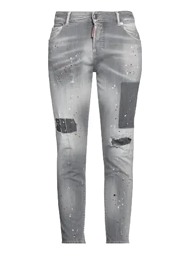 Dsquared2 Jeans In Light Cotton And Elastane - Grey