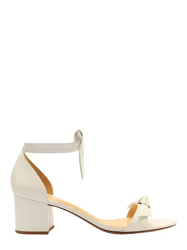 ALEXANDRE BIRMAN Clarita 60mm City Leather Sandals - White