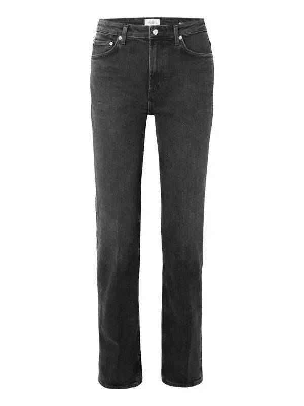 Citizens Of Humanity Zurie High-rise Straight-leg Jeans - Black